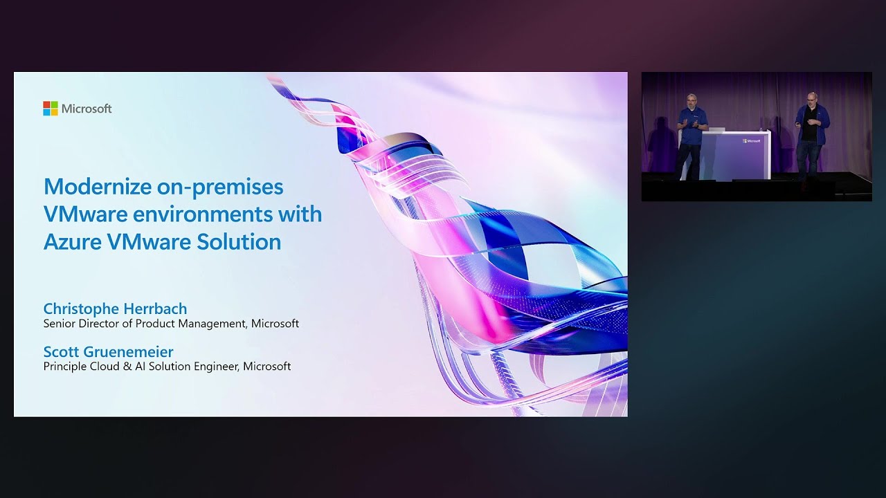 Modernize on-premises VMware environments with Azure VMware Solution | BRK158