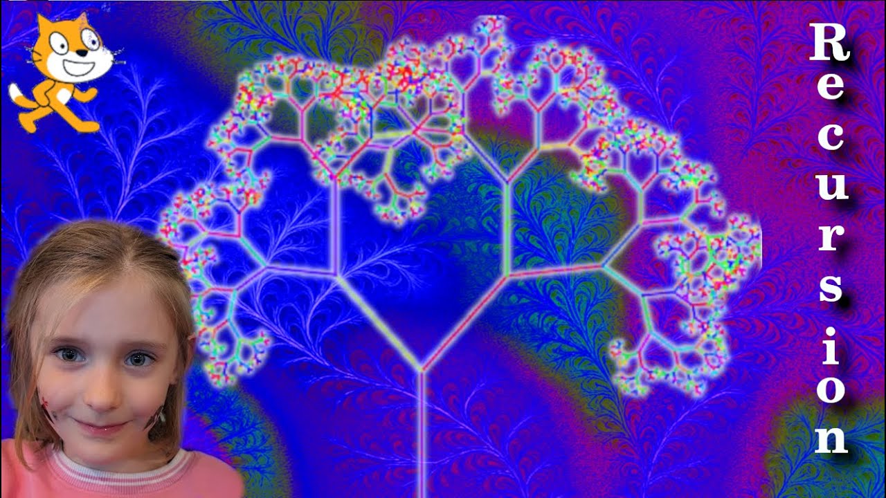 Scratch Tutorial on Recursion: Powerful... Recursive... Fractal Trees!