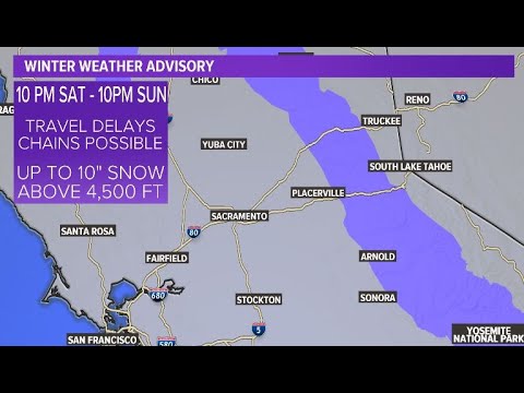 Northern California Weather Update: The rain is coming