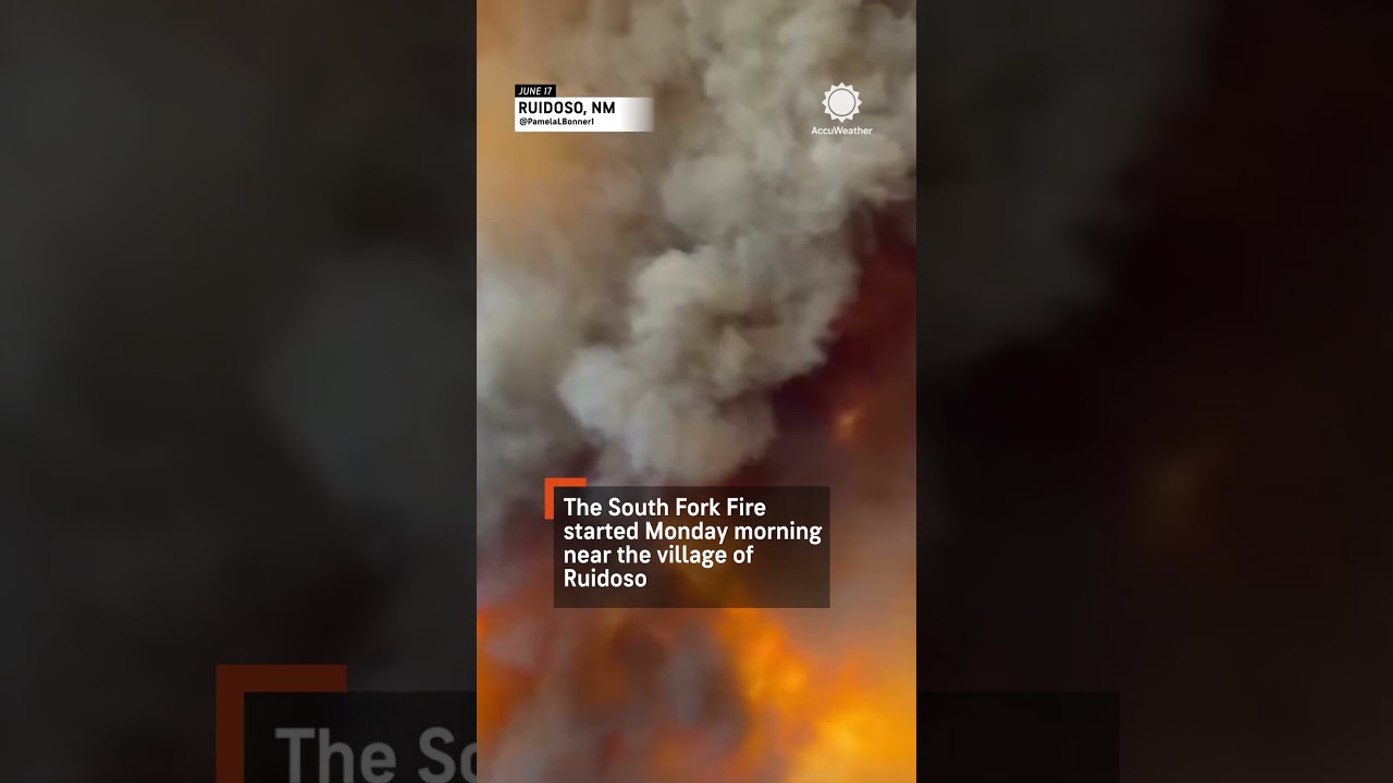 South Fork Fire Threatens Ruidoso, New Mexico