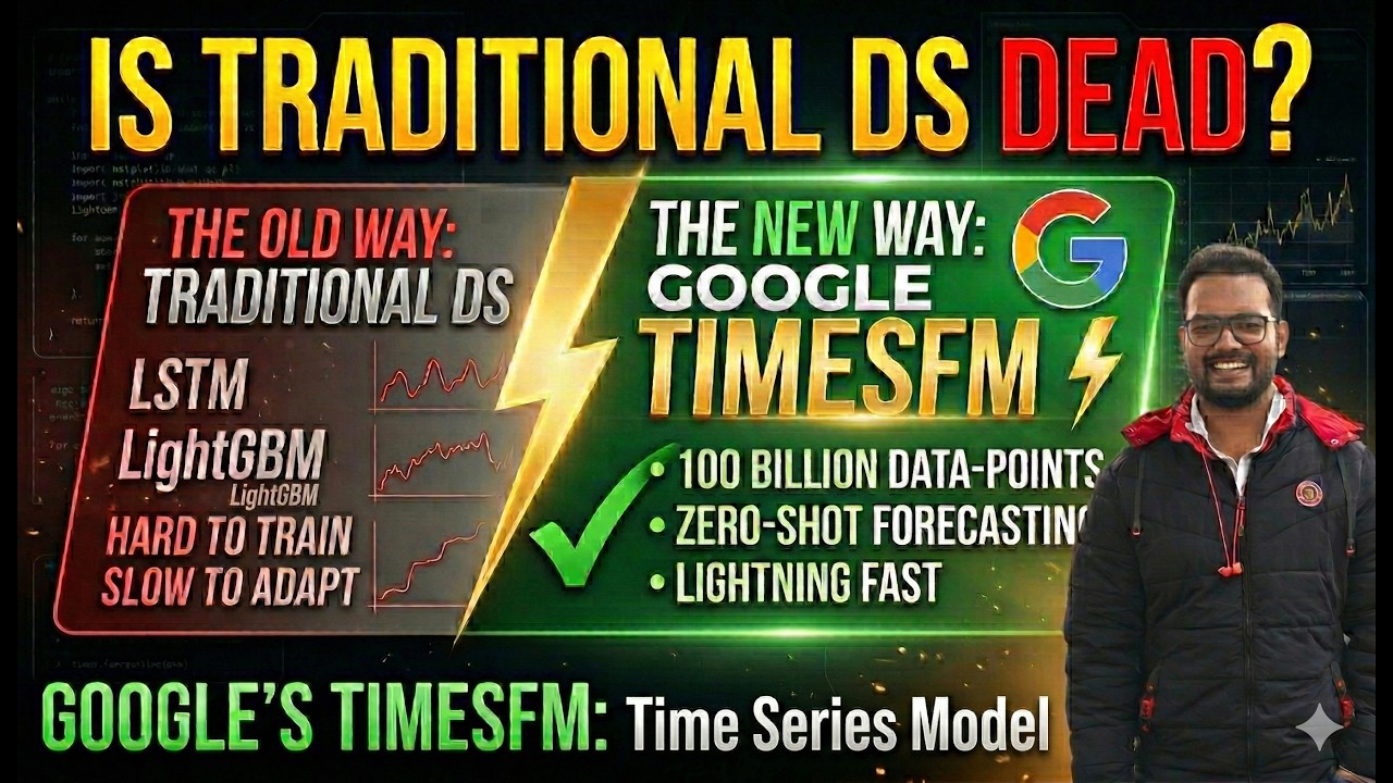Google Latest time-series forecasting Model TimesFm.
