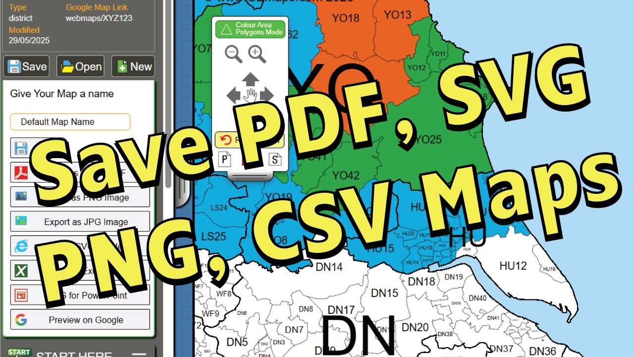 Guide to Using Our Map Customisation Tool | User Interface Overview