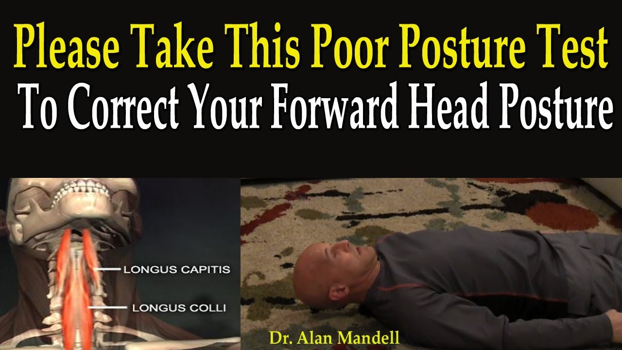 Please Take This Poor Posture Test to Correct Your Forward Head Posture - Dr Mandell