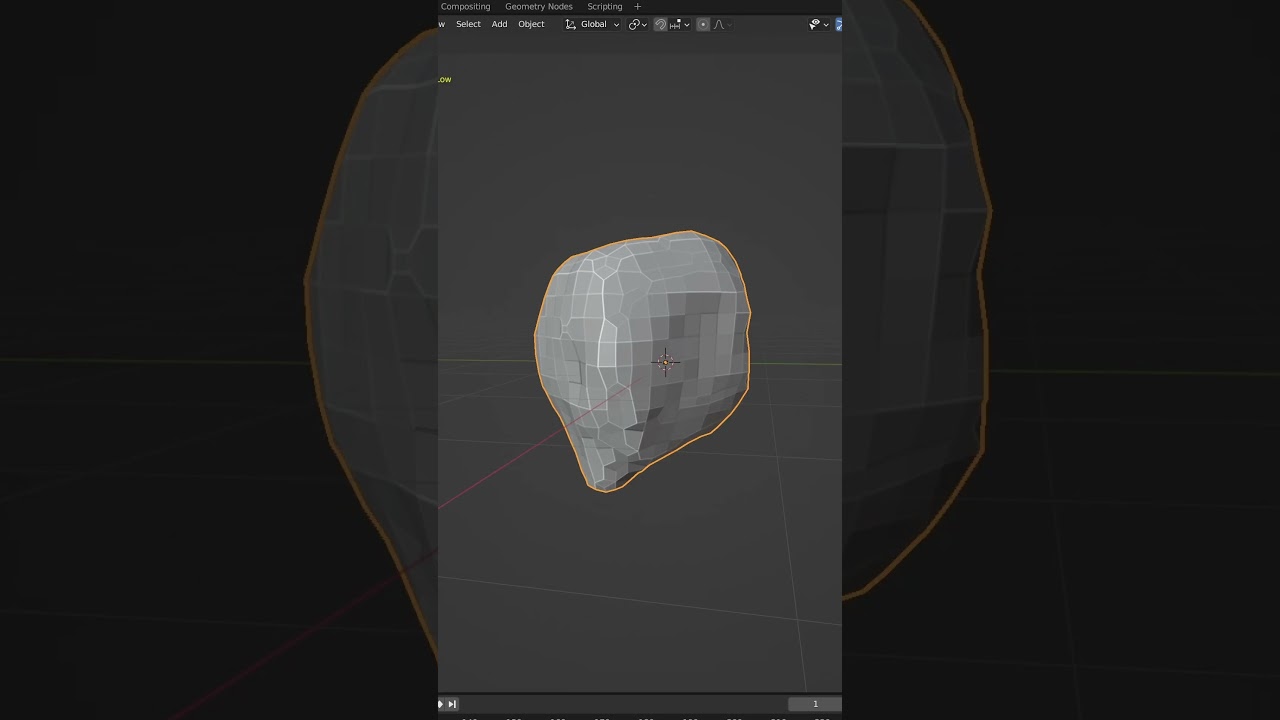 HIGH POLY details to LOW POLY in Blender  #blender3d