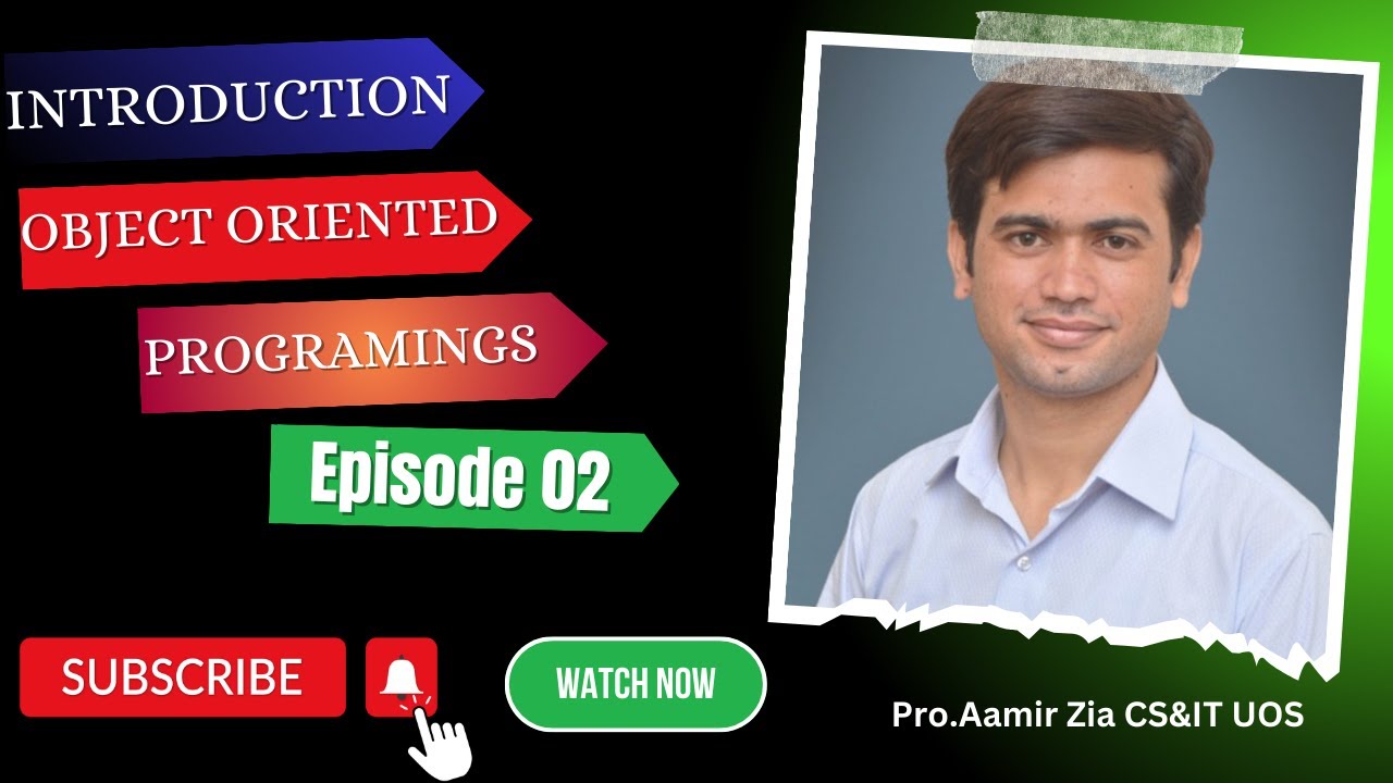 OOP Basics: First Coding Lesson in Object-Oriented Programming Urdu/Hindi Tutorial | Prof Aamir Zia