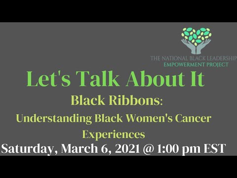 Let's Talk About It - Black Ribbons