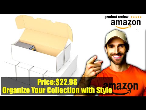 Buy Trading Card Storage Box,Sports Card Storage Boxes, 6-Pack Cardboard Card Storage Box for