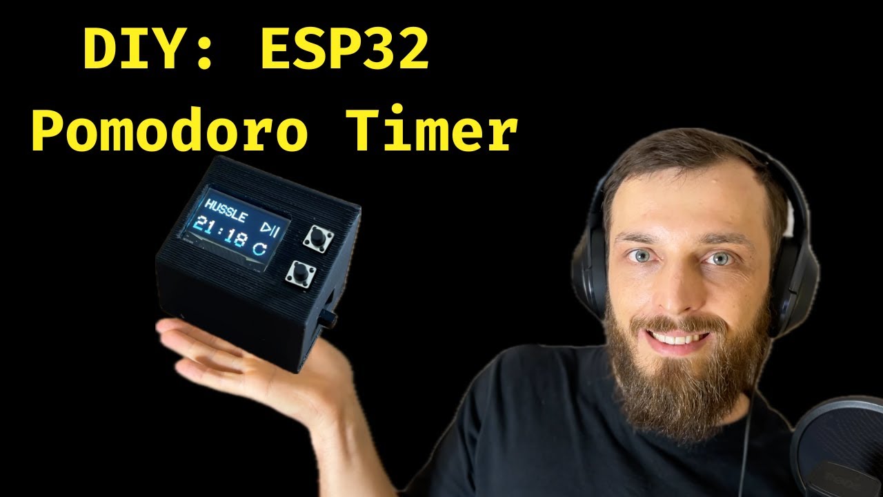 DIY ESP32 Pomodoro Timer with code explanation