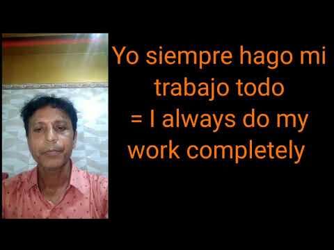 Spanish words like "Todo", "Toda", "Todos" and "Todas"