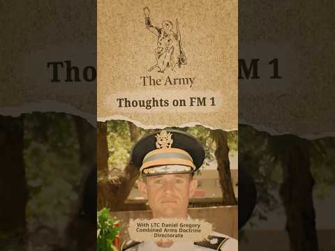 Thoughts on FM 1 with LTC Daniel Gregory