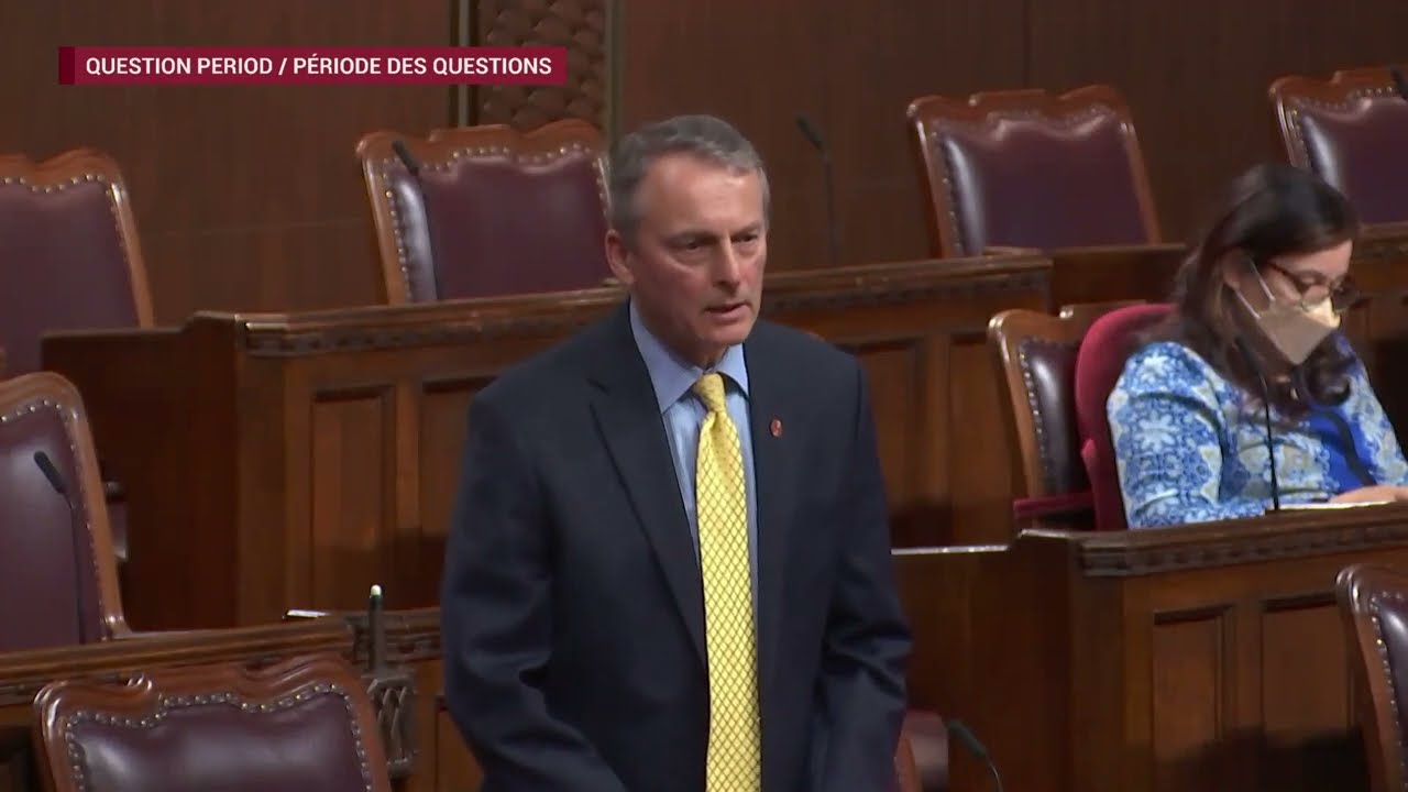 Senator David Wells asks the Liberal government if it has unfrozen Canadians' bank accounts.