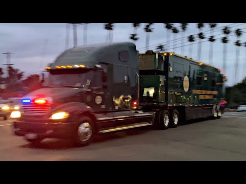 LASD Command Post Responding Code 3 to LASD Air Rescue 5 Crash