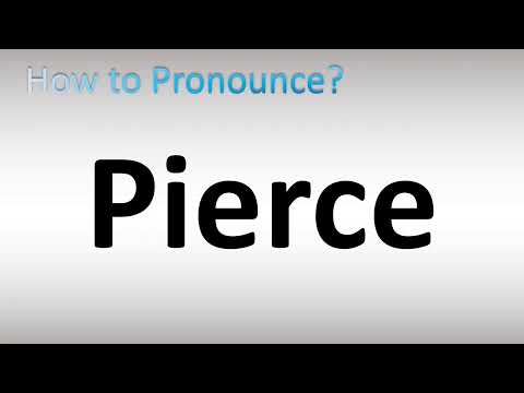 How to Pronounce Pierce