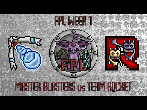 WEEK 1 BEGINS! - FPL Pokemon Draft League Week 1 - Master Blasters vs Team Rocket