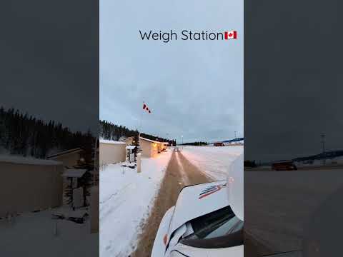 Commercial Weigh Station🇨🇦 #fuelhauler #trucker #canada #viralshorts