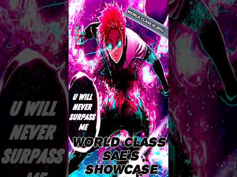 (code)World Class Sae's showcase | Sae's review | Blue Lock Rivals