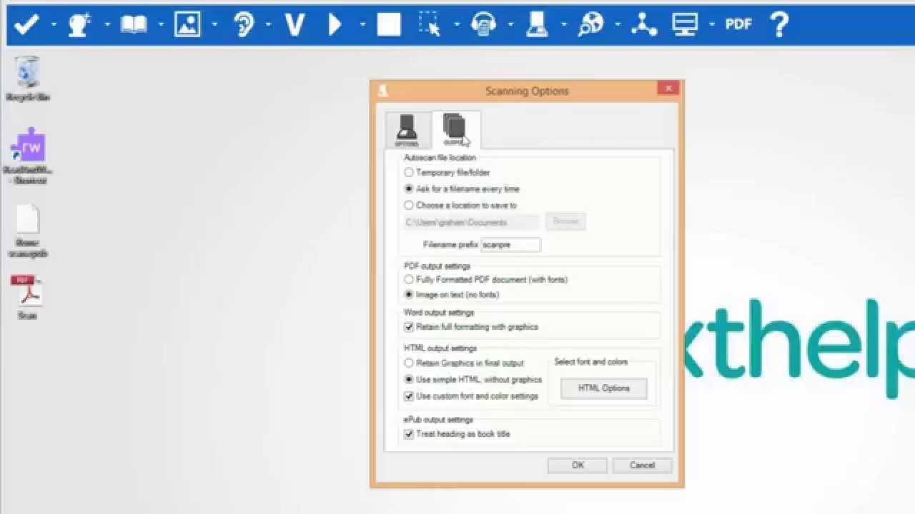 Read&Write for Windows Scanning Video Tour