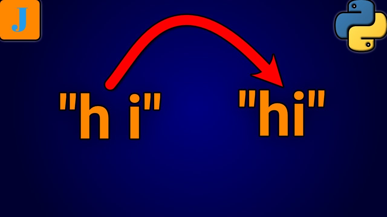 How To Remove Spaces From A String In Python