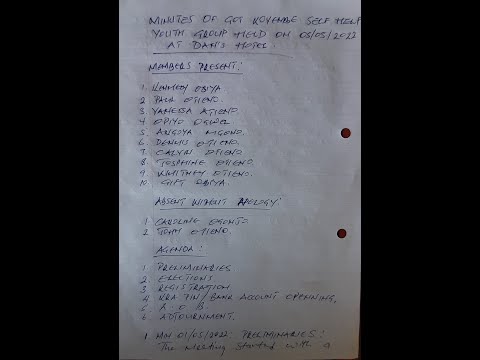 How To Write A Meeting Minutes