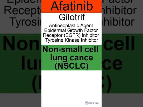 How to Pronounce Afatinib - Gilotrif