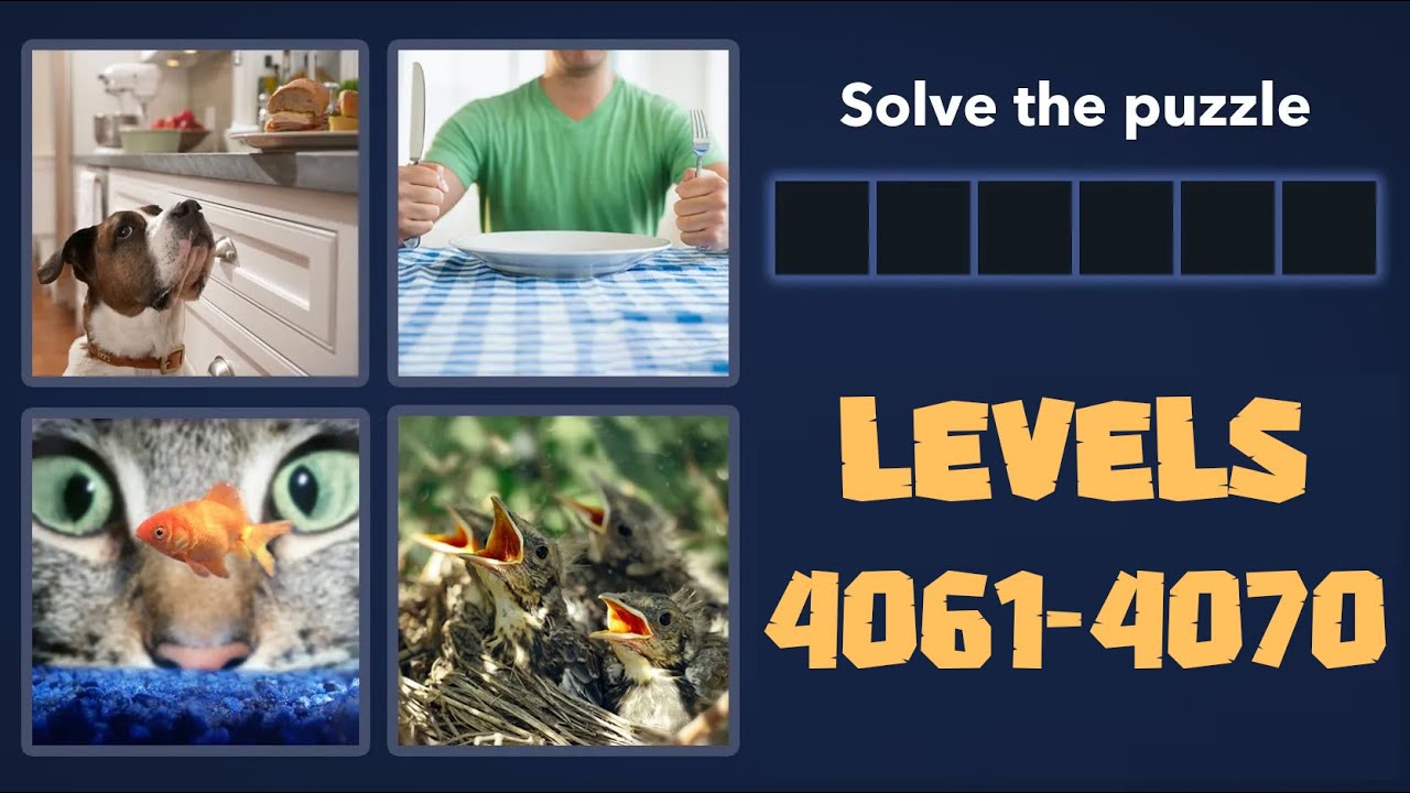 4 Pics 1 Word Levels 4061 - 4070 Answers