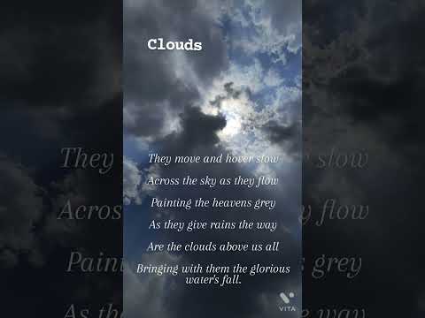 My poem about #clouds #poetry