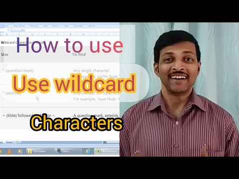 How to use wildcard characters in Excel (Examples)