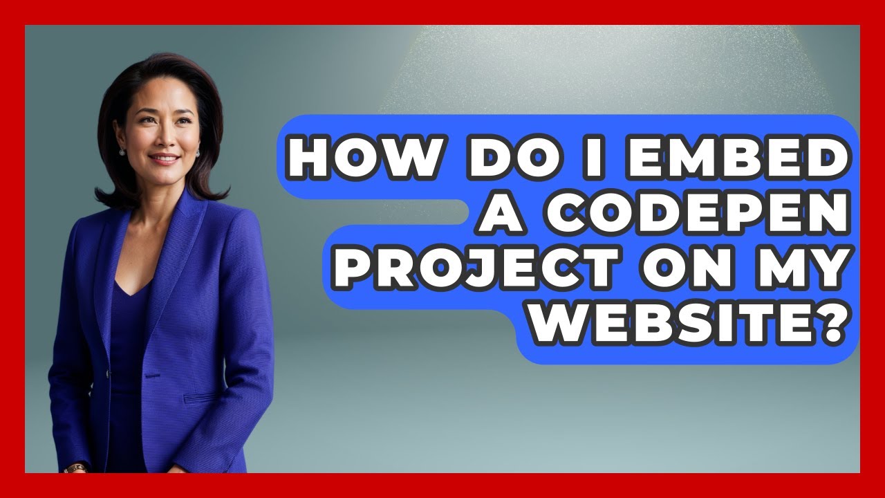 How Do I Embed a CodePen Project on My Website? | Simple HTML Studio News
