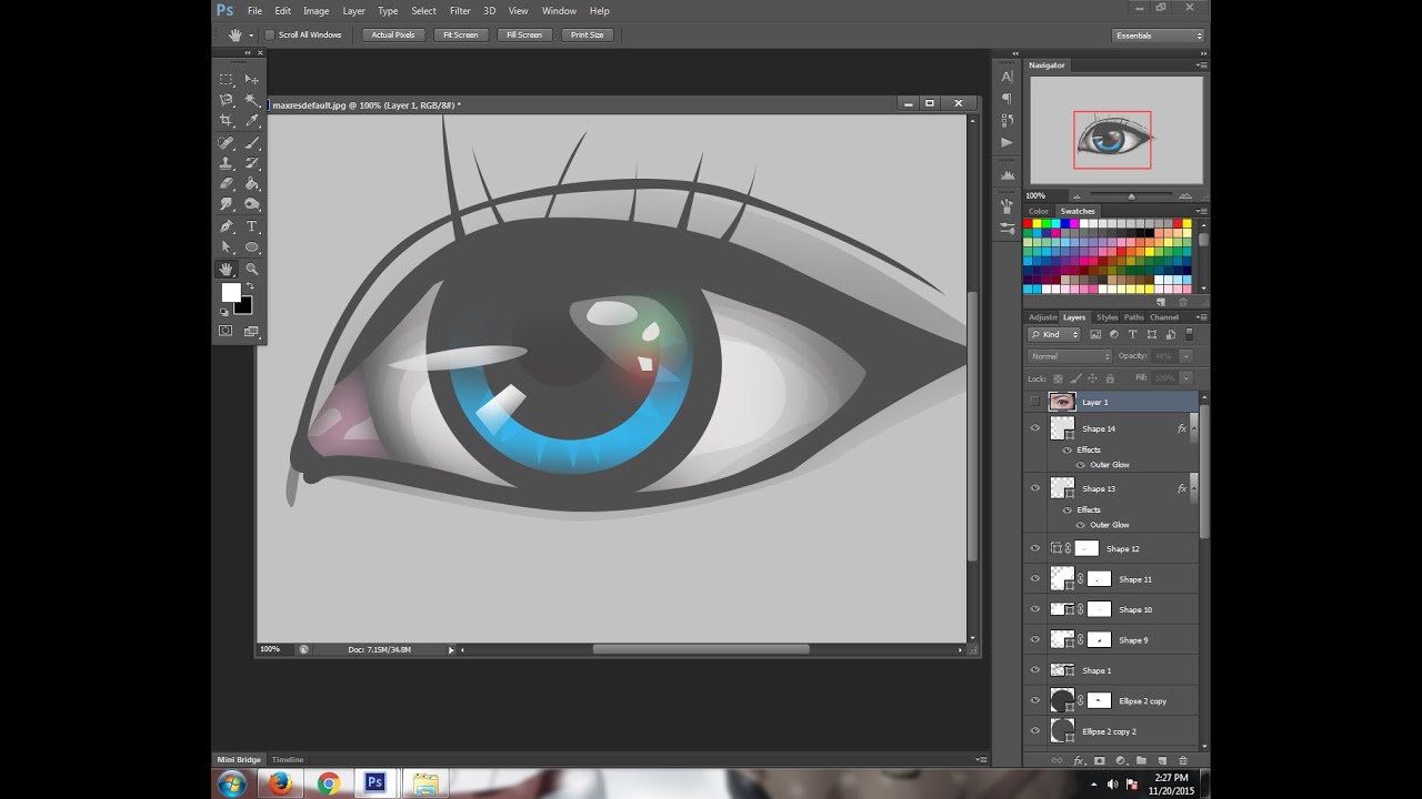 Vector Vexel EYE TUTORIALS