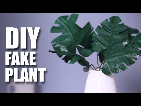 How To Make A DIY Fake Plant