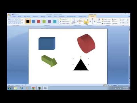 How To Make 3d Shapes In Microsoft Word? | It is my blog