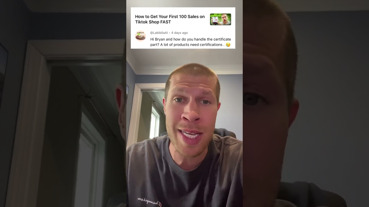 What if Tiktok asks you for the product certification document when listing to Tiktok Shop?