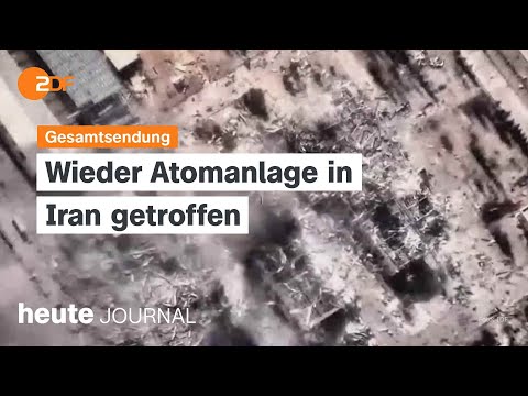 heute journal vom 21.06.25 Angriffe in Iran und Israel, US-Rolle unklar, Drohnenpiloten der Ukraine