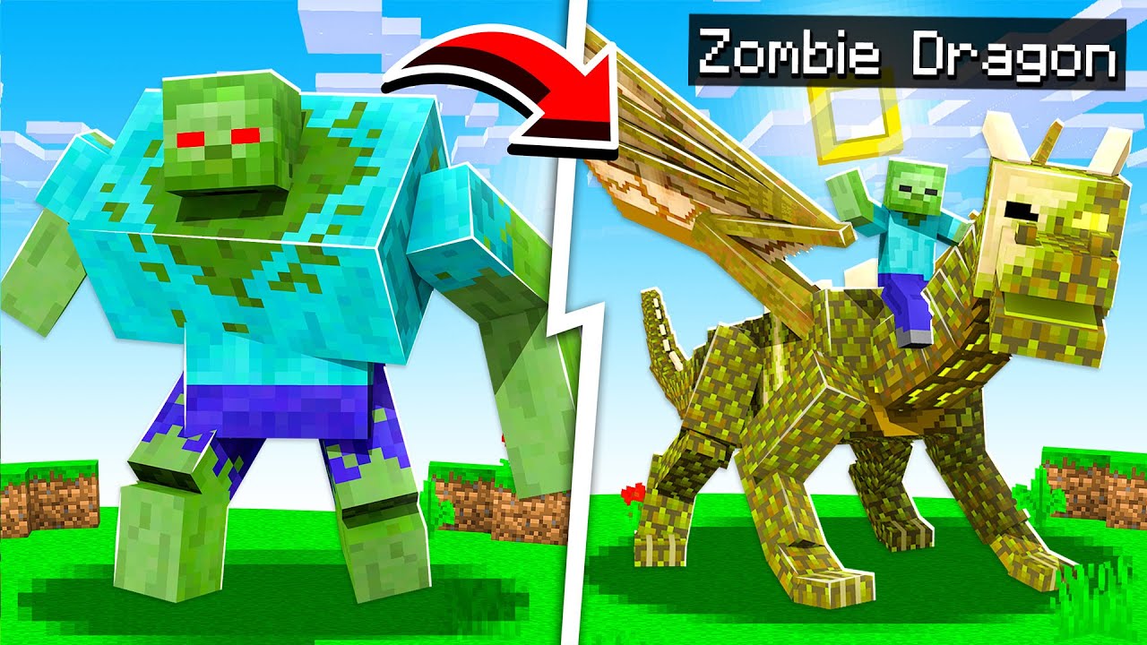 Morphing MOBS into DRAGONS in Minecraft!