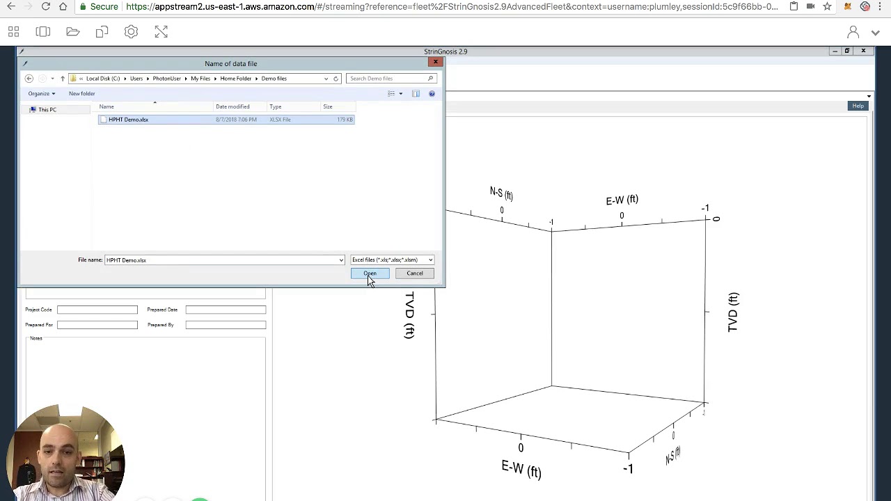 Importing Trajectory Data from MS Excel - StrinGnosis®