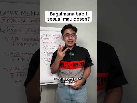 3 hal penting pada bab 1 - skripsi, tesis, disertasi
