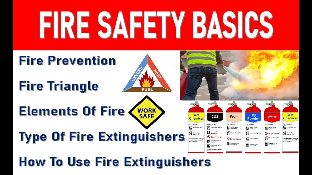 Prevention of Fire | Basic Fire Safety Rules | How to use a Fire Extinguisher