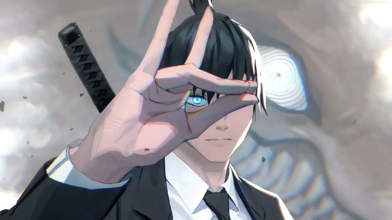 Aki chainsawman - Glowing Eyes Anime Live Wallpaper 4K ✨