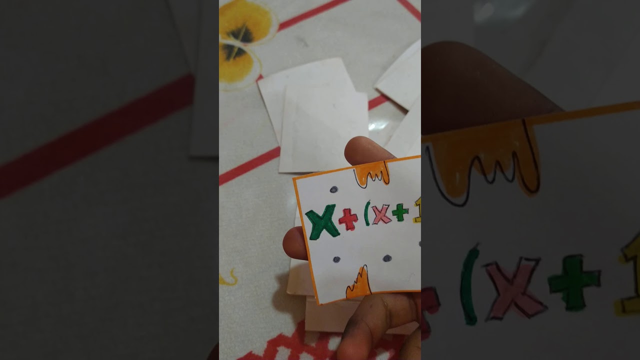 video memorama lenguaje algebráico