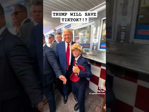 TRUMP ON TIKTOK! #trump #harris #president #president2024 #donaldtrump #election #tiktok #fyp #fun