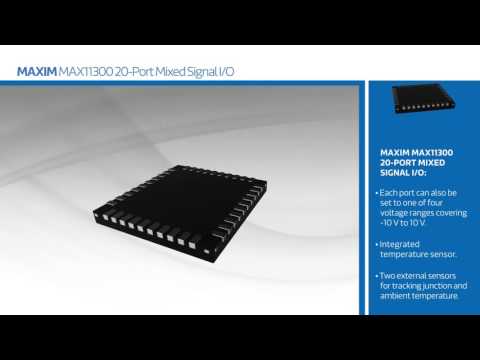 New at Mouser Electronics: Maxim MAX11300 20-Port Mixed-Signal I/O