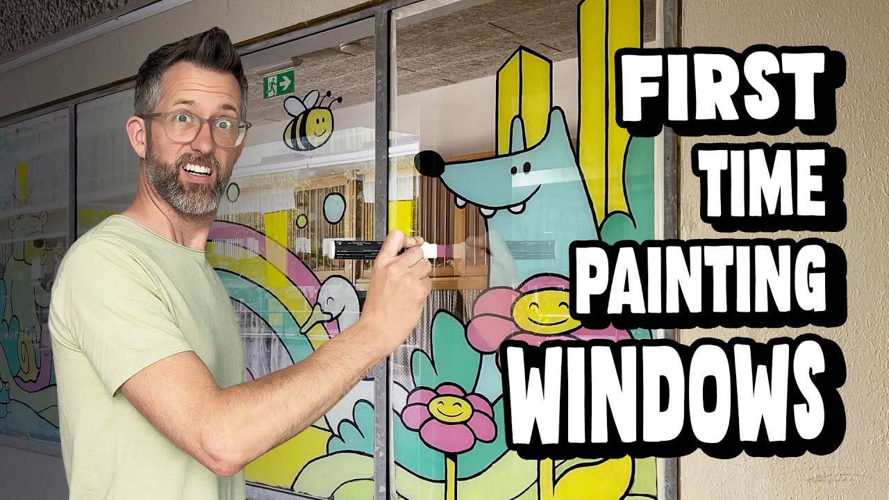 First Time Painting WINDOWS – Things did NOT go well 😭