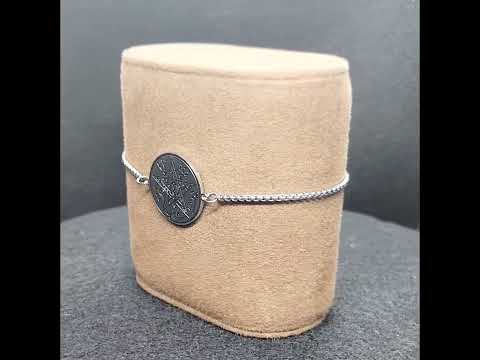Tetragrammaton + 72 names of God Bracelet Silver
