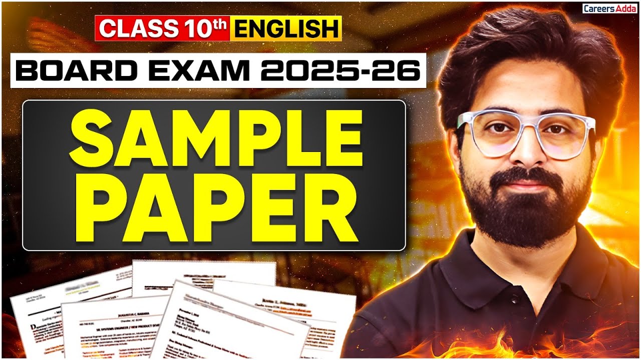 CBSE Sample Paper 2026 | Class 10 English Sample Paper Solution 2025-26 | By Shahbaz Sir