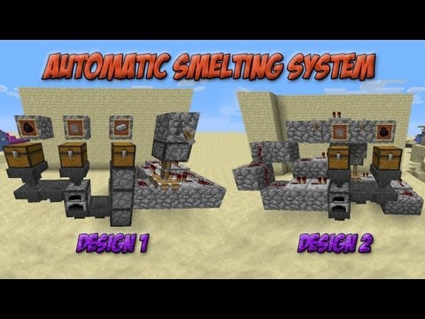 Automatic Smelting System | House Essential Minecraft Project