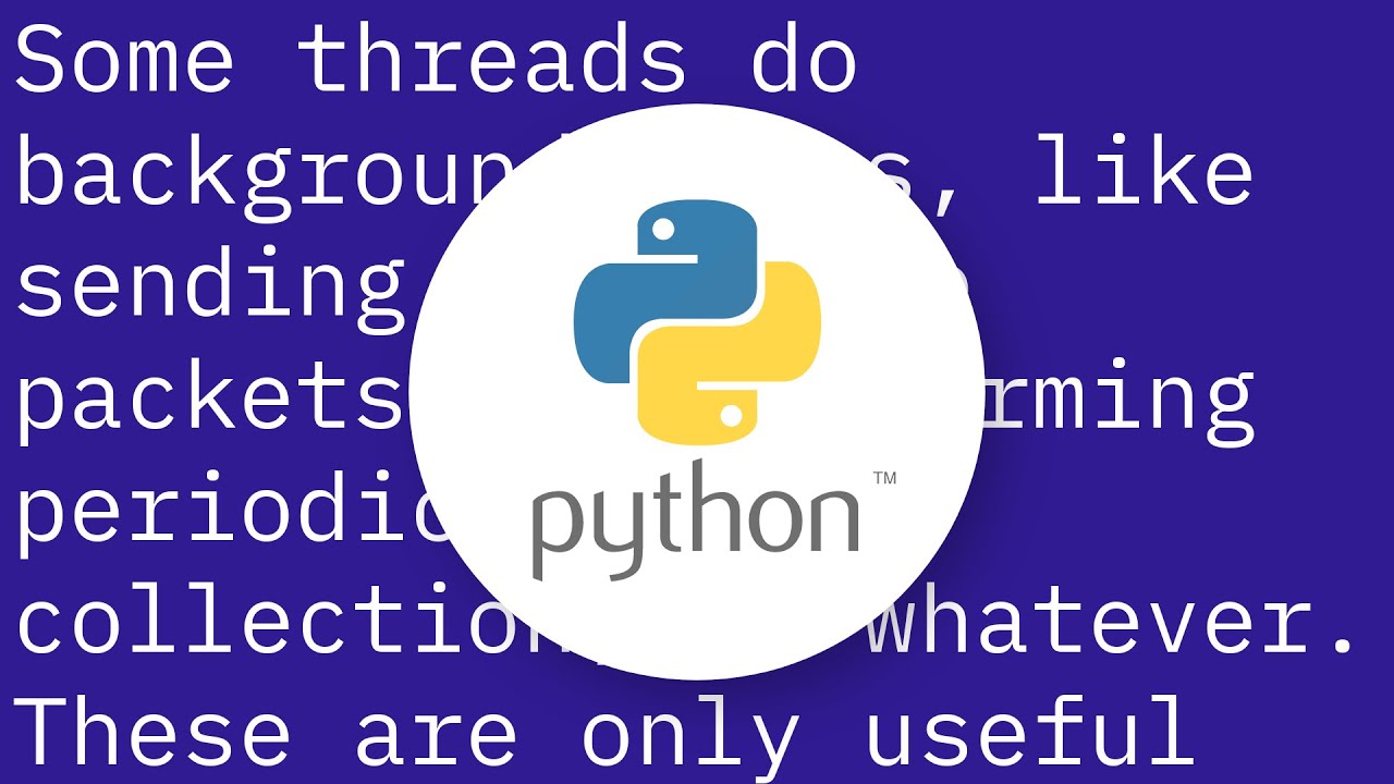 Daemon Threads Explanation