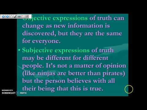 Truth and Interpretation Video Powerpoint Part 1 of 2