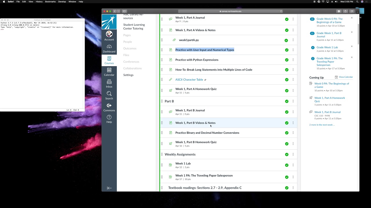CSC 110: Orientation