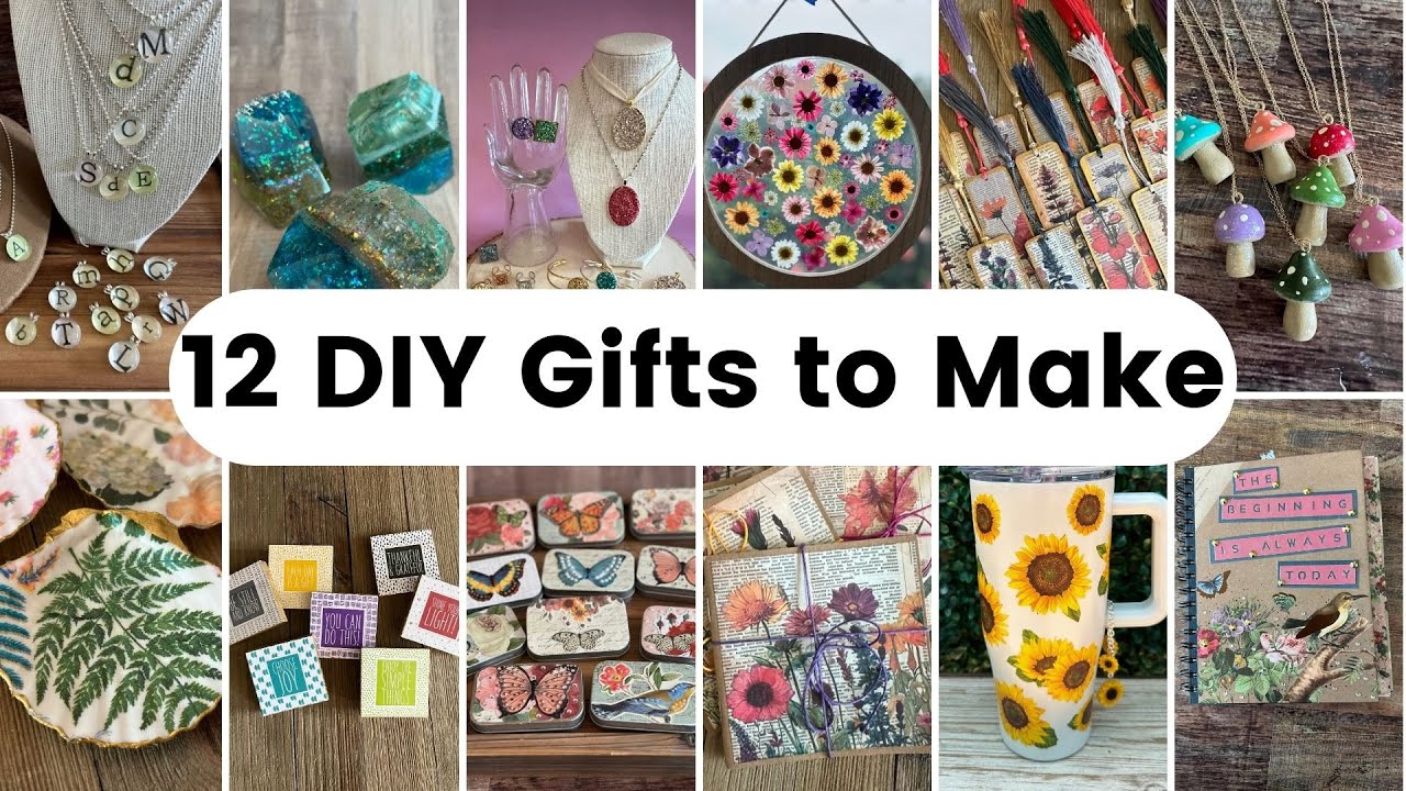 12 DIY Handmade Gifts to Craft with Mod Podge How to Tutorial