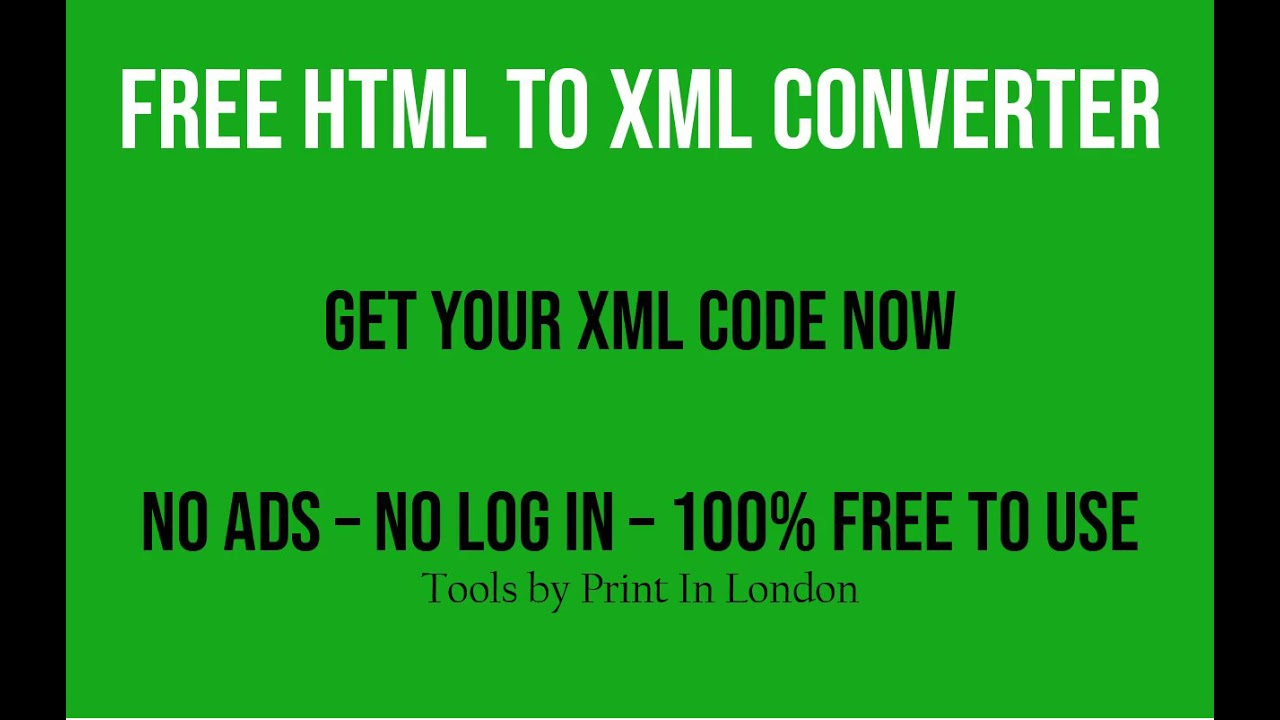 Free html to xml converter- Convert html code to xml html parser online xml converter online